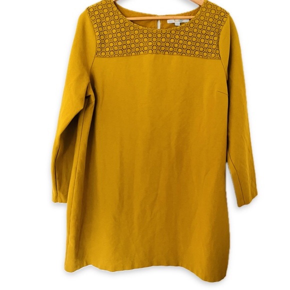 Boden | Tops | Boden Crochet Lace Tunic Top Gold Mini | Poshmark